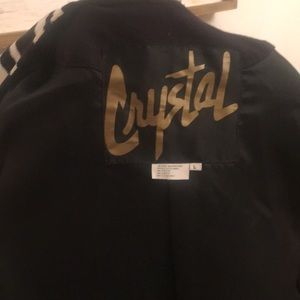 crystal | Jackets & Coats | Crystal Handwoven Jacket Vintage Wearable ...